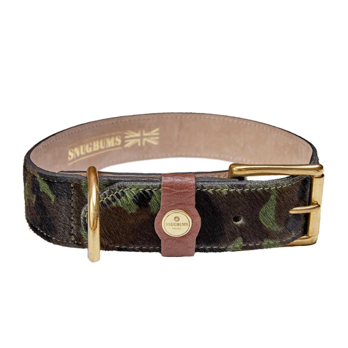 Luxury Leather Camo Print Dog Collar – SNUGBUMS